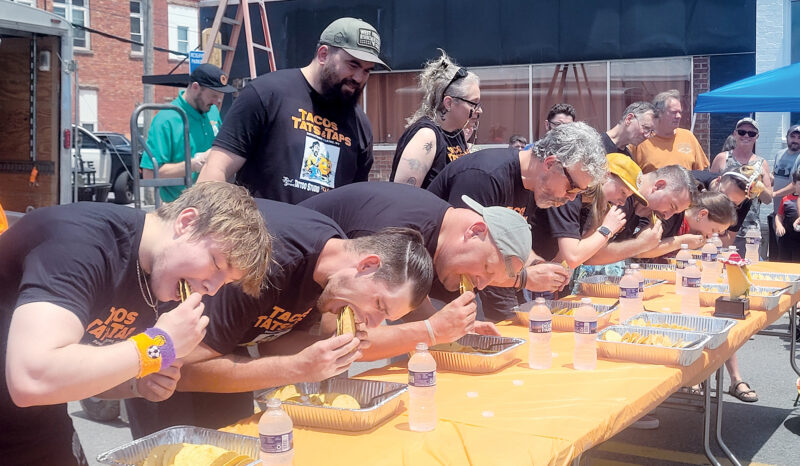Taco-Eating Contest Downtown | News, Sports, Jobs - The Intermountain